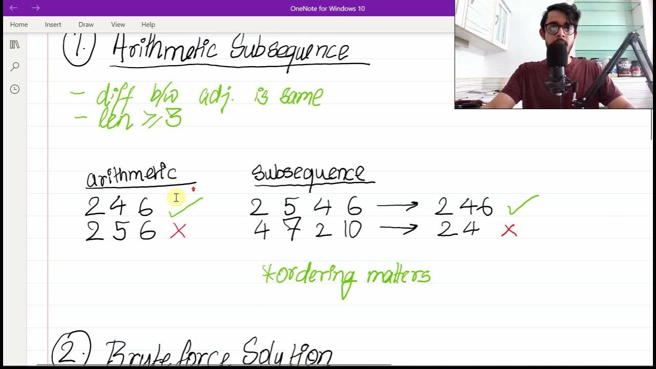 Arithmetic Slices II Subsequence | Observation Based Solution Explained - YouTube
