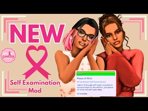 🌷SIMS 4 MOD REVIEW | BREAST CANCER AWARENESS MOD💗🌷