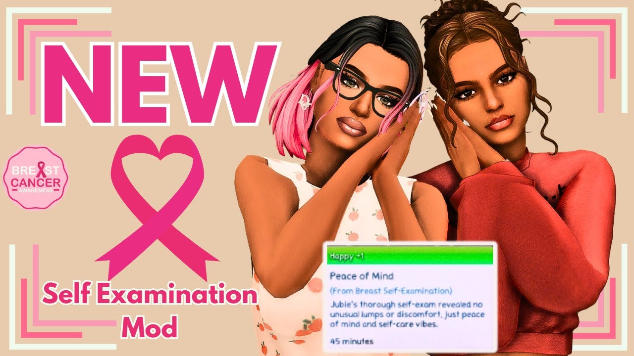 🌷SIMS 4 MOD REVIEW | BREAST CANCER AWARENESS MOD💗🌷 - YouTube