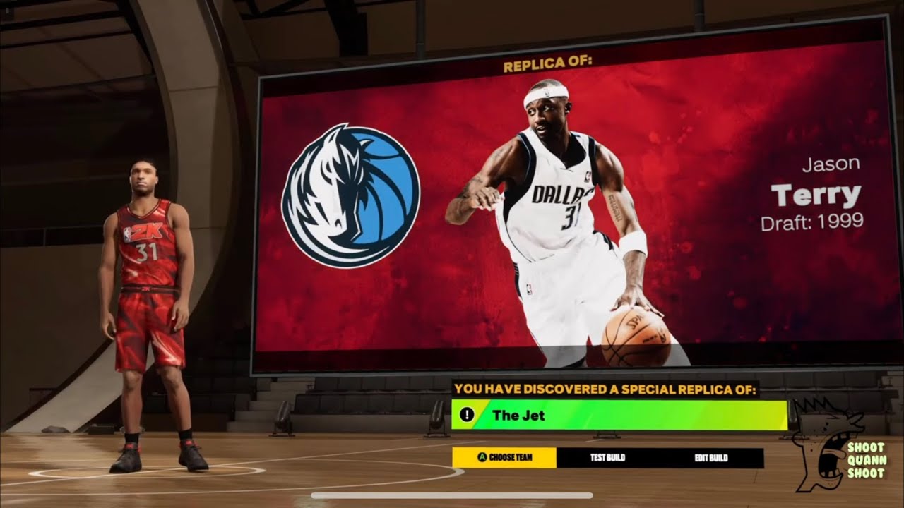 Official NBA 2K23 Jason "THE JET" Terry Replica Build - YouTube