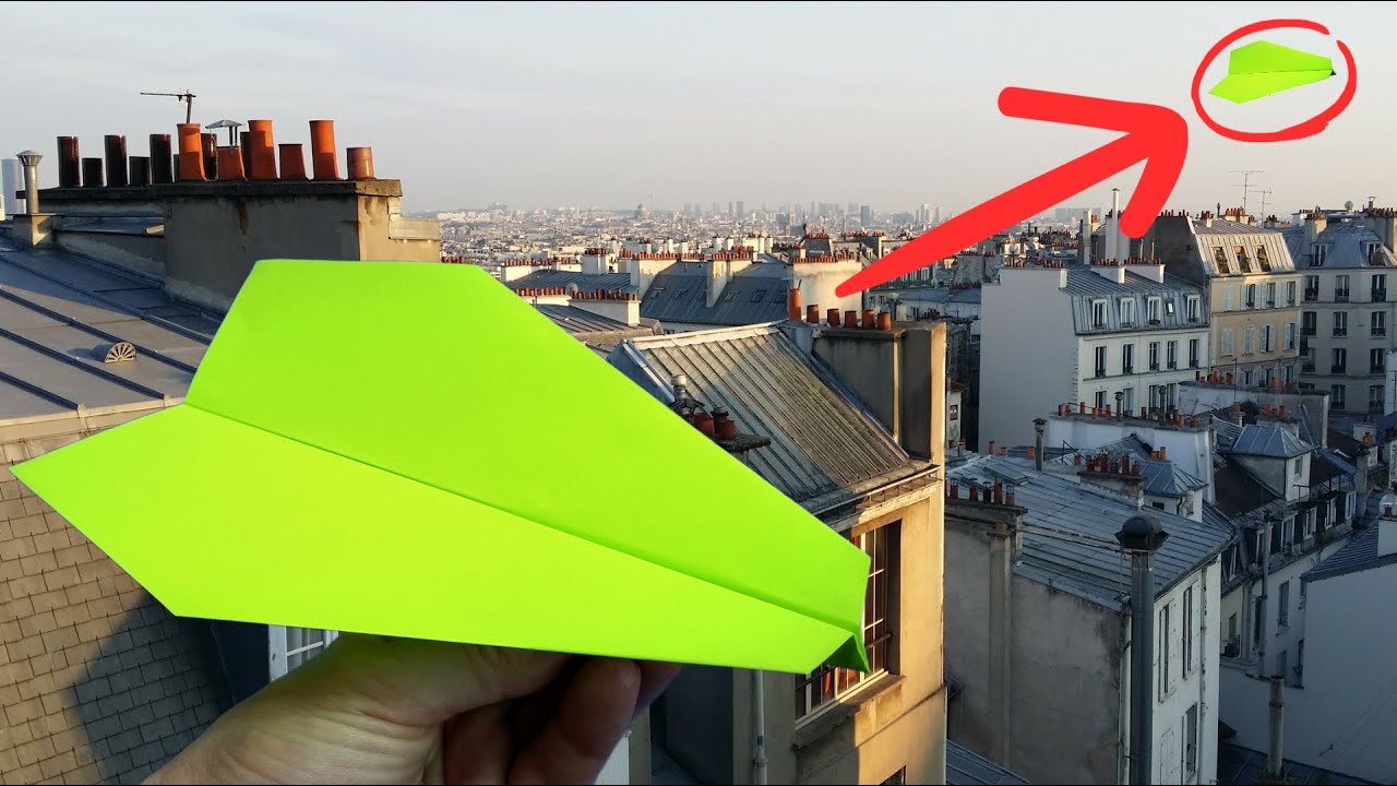 Perfect Paper Airplane | How to make a paper airplane - YouTube