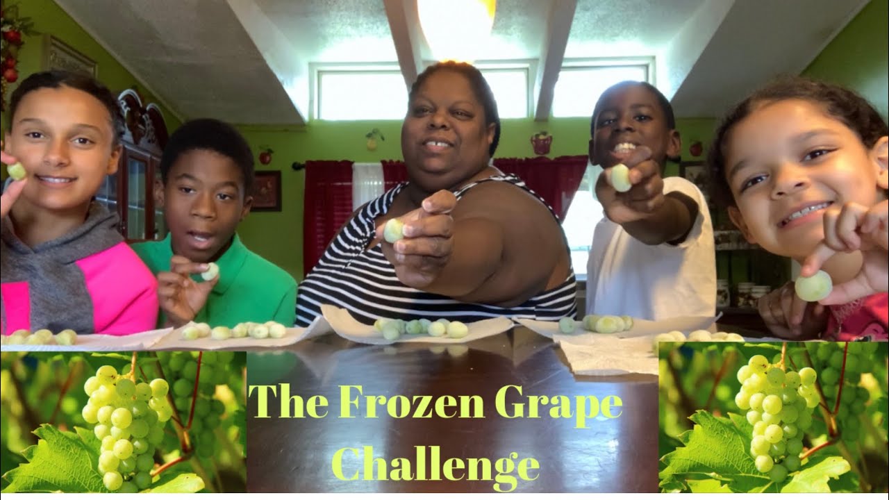 The Frozen Grape Challenge - YouTube
