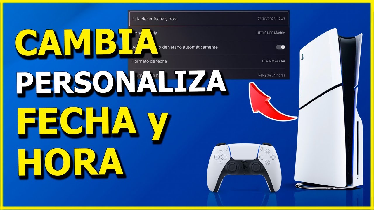 📅 Cómo Cambiar la Fecha y Hora en PS5 🕒 Personaliza el Formato ...