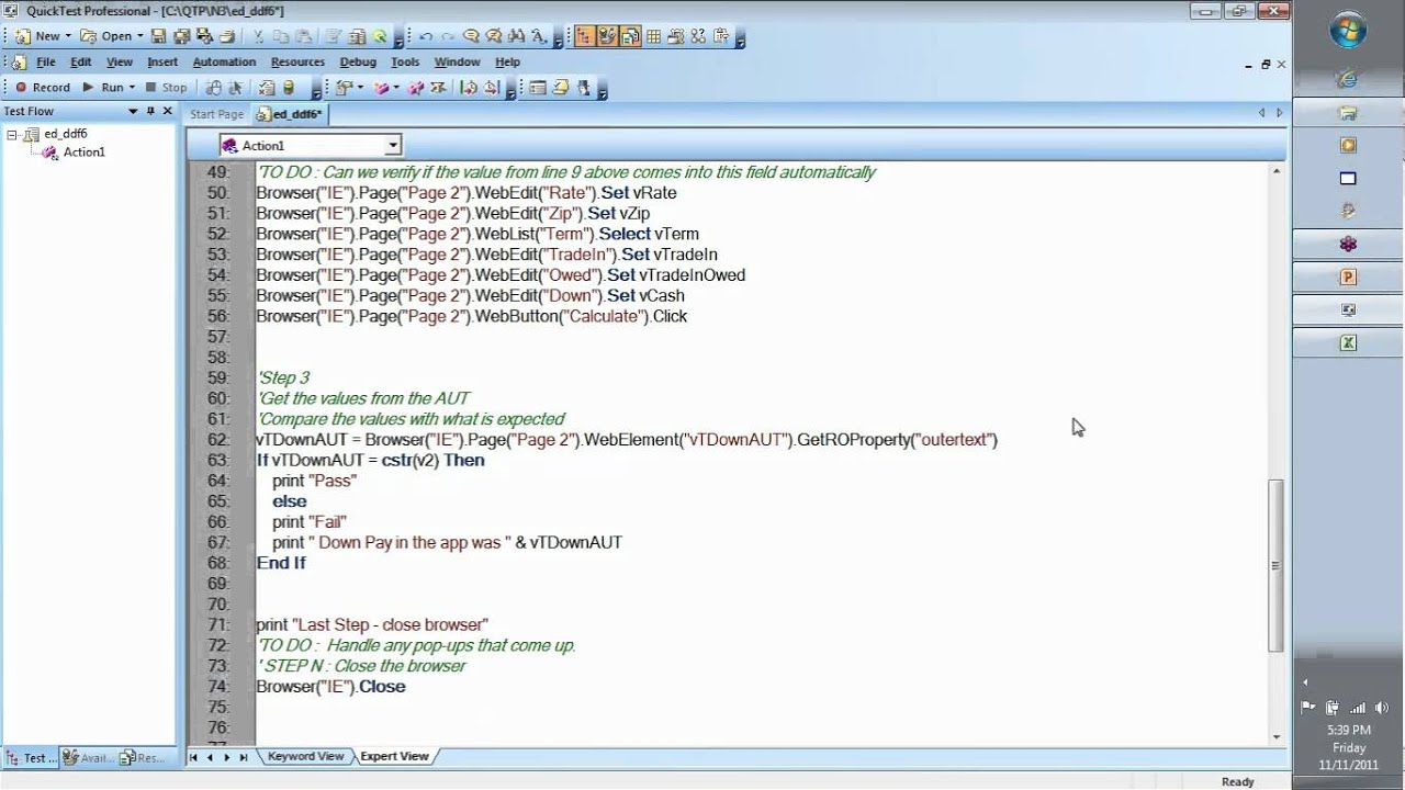 Qtp Training Day 05 3 Min Preview Vb Scripting Descriptive Programming Frameworks Youtube 6180