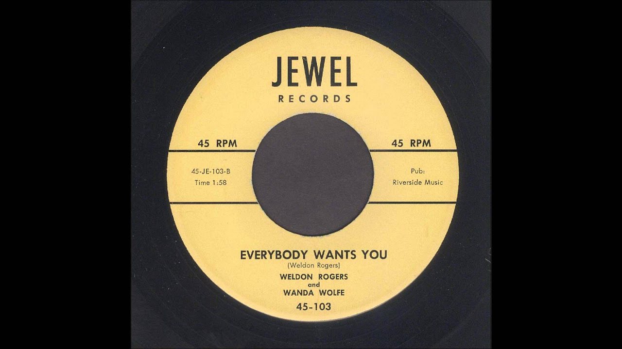 Weldon Rogers & Wanda Wolfe - Everybody Wants You - Rockabilly 45 - YouTube