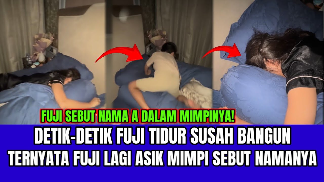 Detik-detik Fuji Tidur Susah Bangun, Ternyata Fuji Lagi Asik Mimpi ...