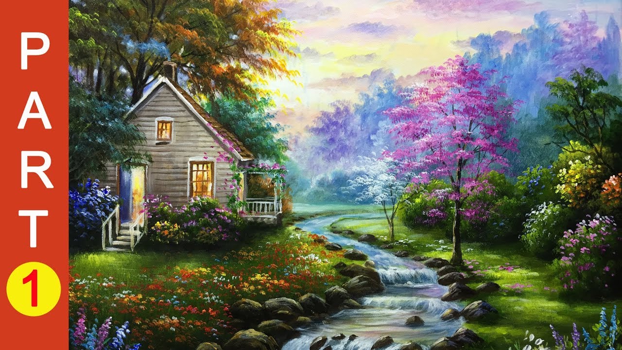 Spring Garden Painting
