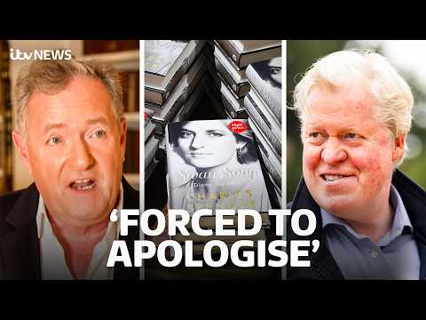 Earl Spencer apologies to Piers Morgan over 'error' in new book