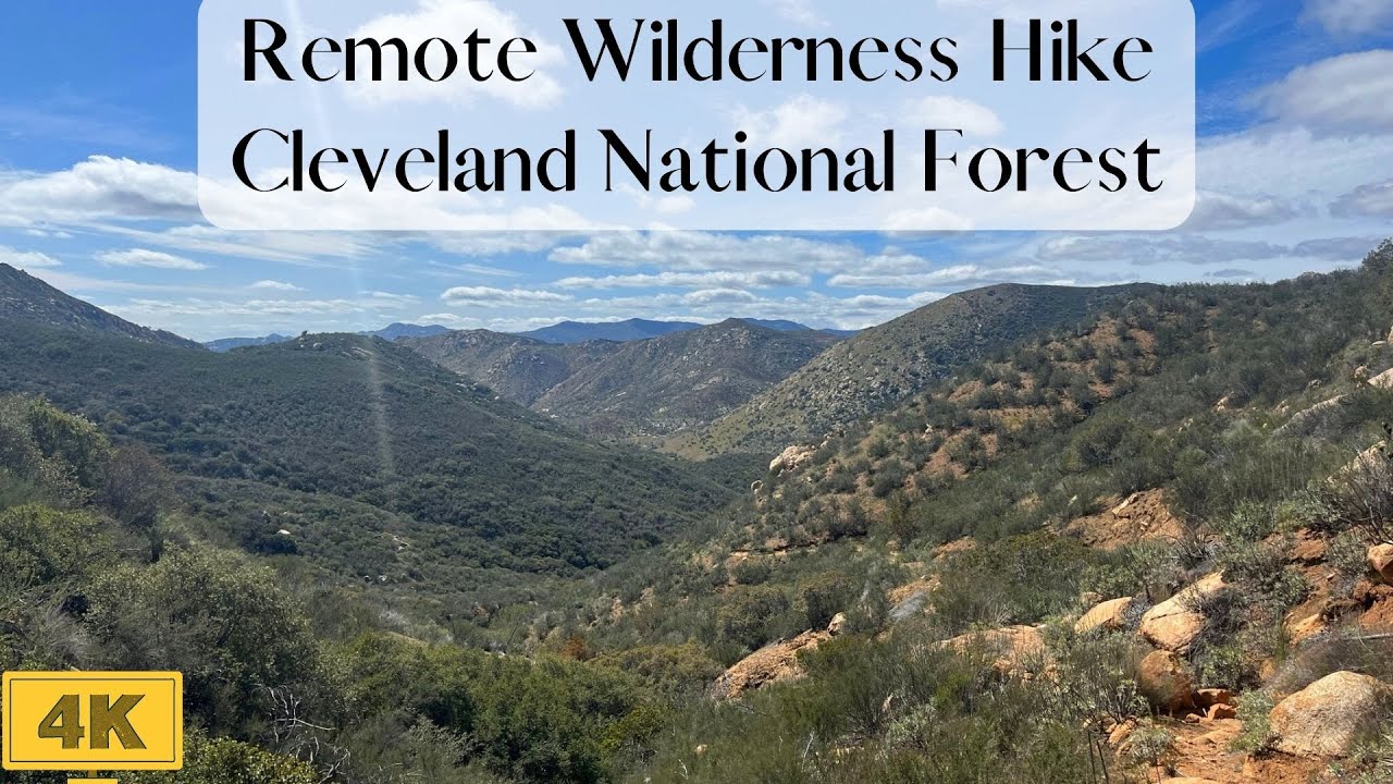 Remote Wilderness Hike | Cleveland National Forest | Espinosa Trail ...