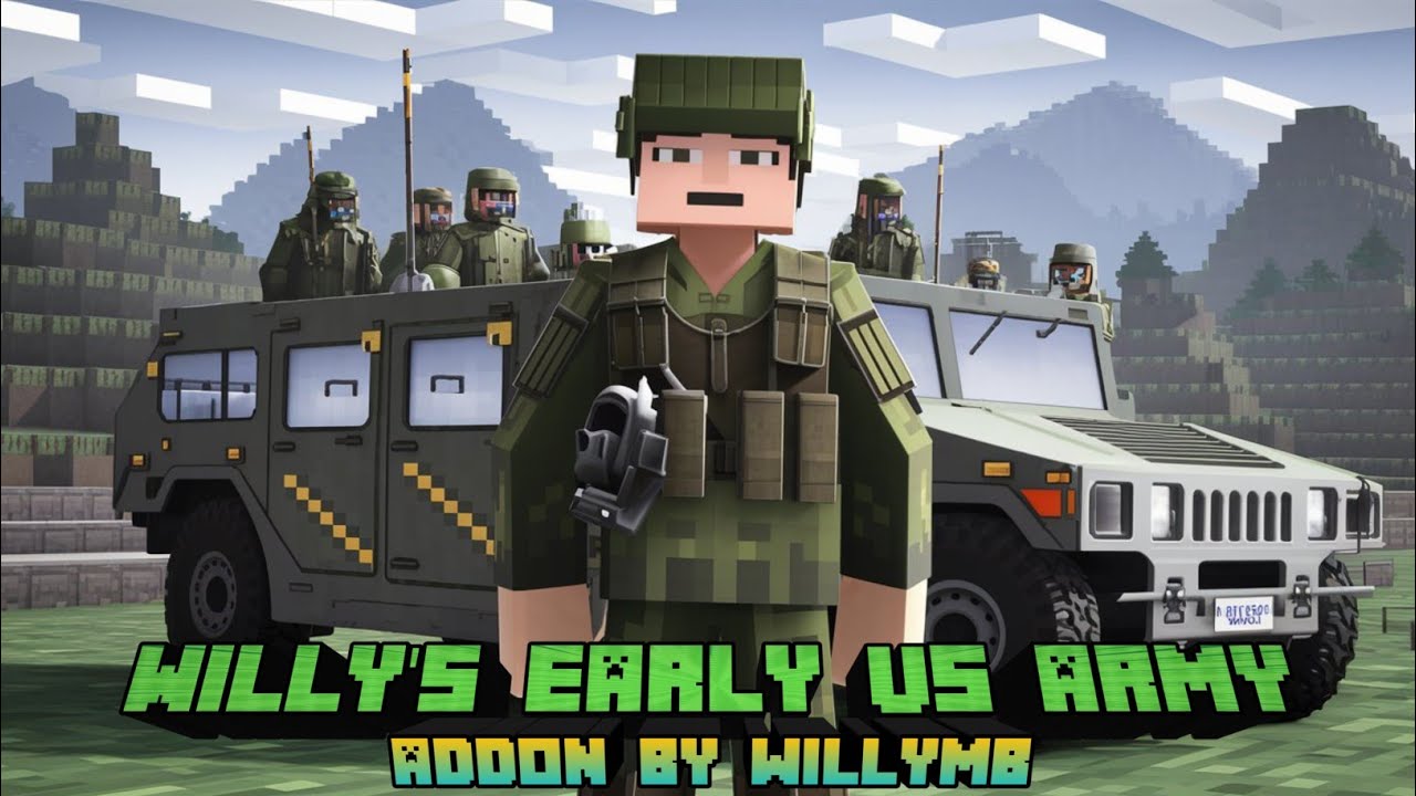 Minecraft Pe Equipment Mod - Willy's Early US Army Addon | 1980's US ...