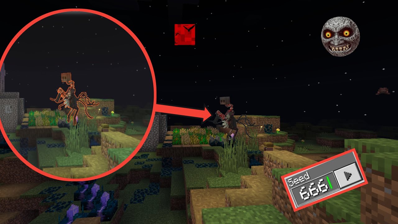 Testing Scary Minecraft Seeds 666 That Are Actually Real😨MINECRAFT ...