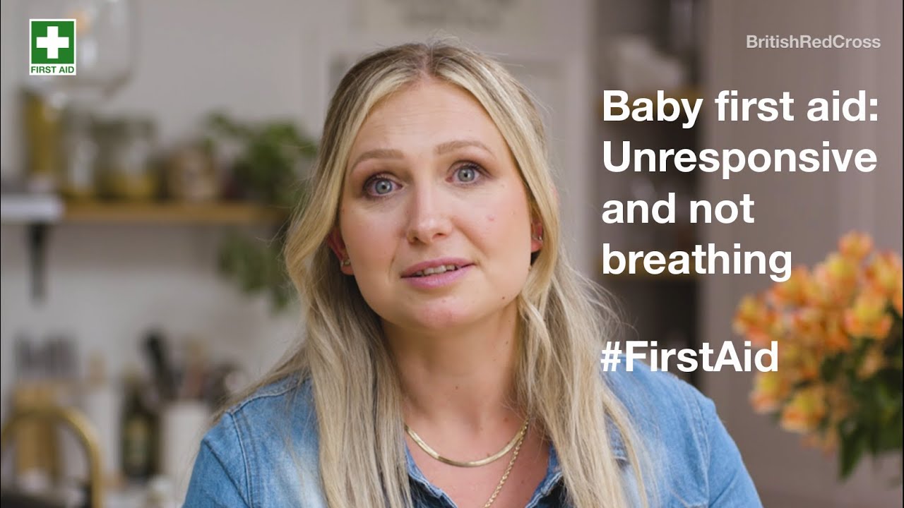 Baby first aid: Unresponsive not breathing baby | First aid training ...