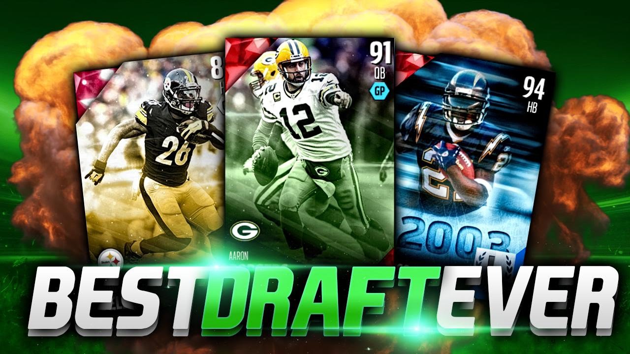 MADDEN 16 BEST DRAFT CHAMPIONS TEAM EVER! FANTASY DRAFT - YouTube