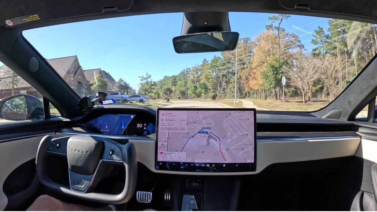 Tesla FSD 11.4.9 in the Heights, Montrose, Rice U. and Museum District ...