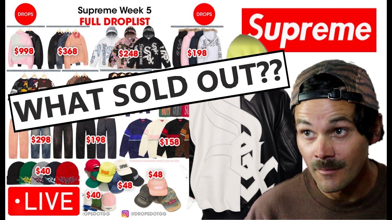 WHAT SOLD OUT?? SUPREME WEEK 5 #fw25 - YouTube