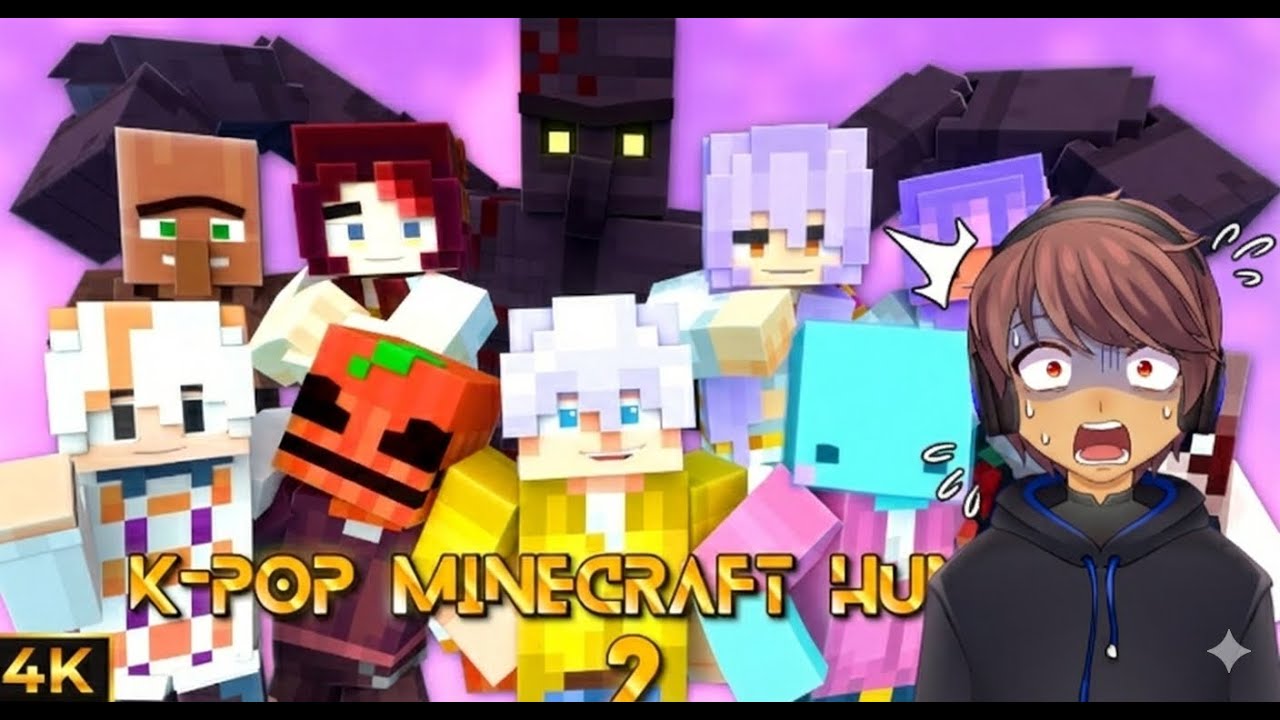 K-POP MINECRAFT HUNTERS 🎬 Película Animada de Minecraft | MC CHICOGIL ...