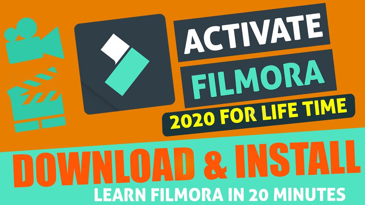 How To Download & Install Filmora 2020 ll Life Time Activation ll AM ...