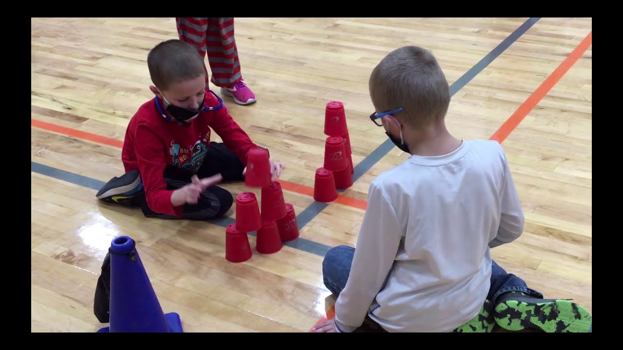 Cup Stacking 2020 Team Four - YouTube