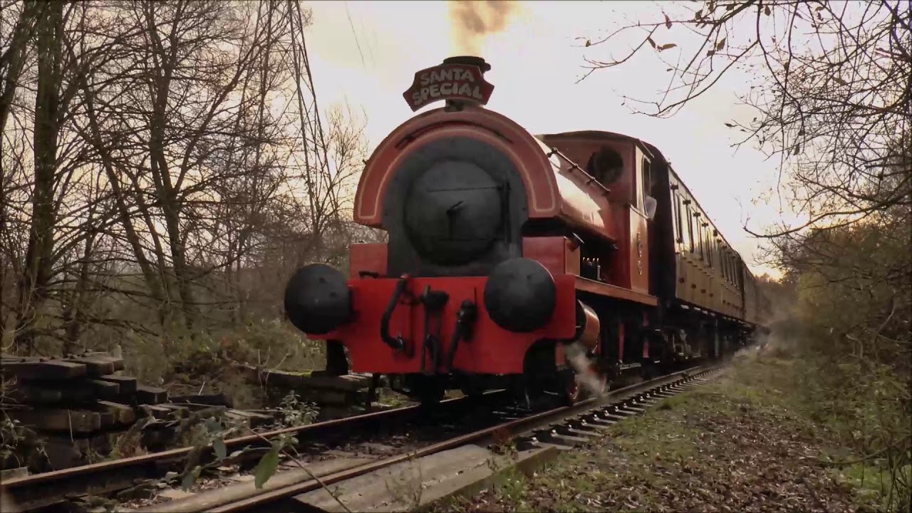Chasewater Railway Santa Train - Day One! (01/12/2018) - YouTube