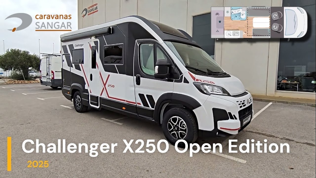 2025 Challenger X250 Open Edition | Smart Dressing Room - CARAVANAS ...