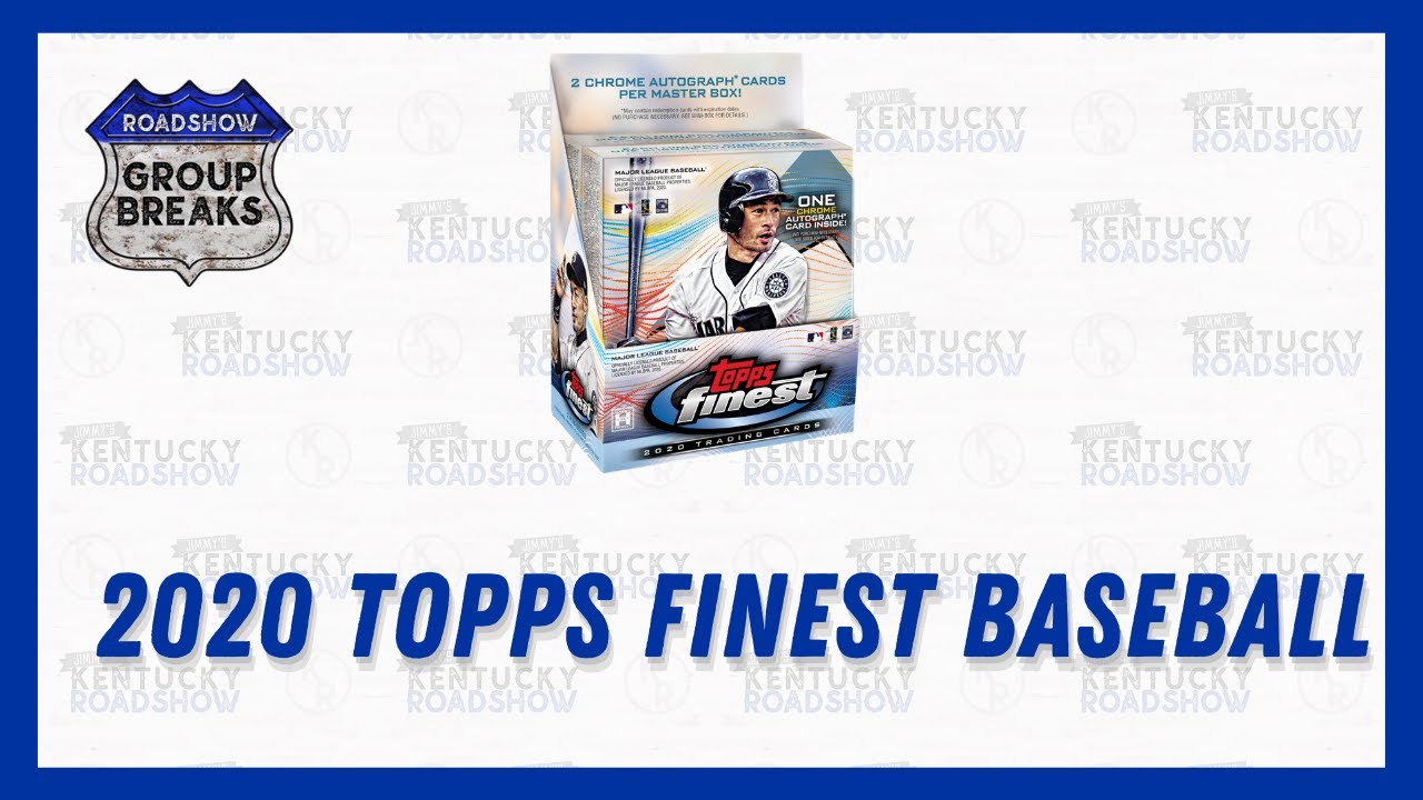 2020 Topps Finest Baseball - 8 Box Case Break #11 - YouTube
