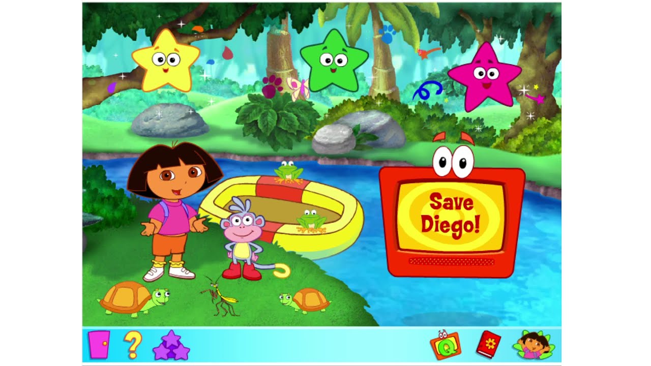 Dora The Explorer Games - Save Diego ! - YouTube