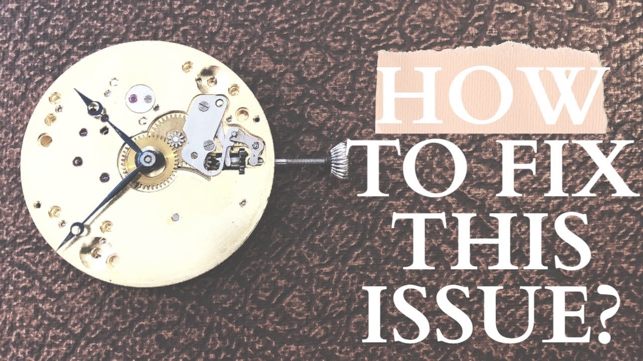 How to fix your watch when you can only set the time but can't manually ...