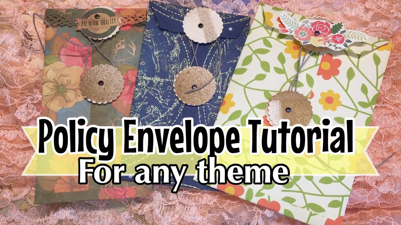 Policy Envelope Tutorial / GraphicStock| I'm A Cool Mom - YouTube