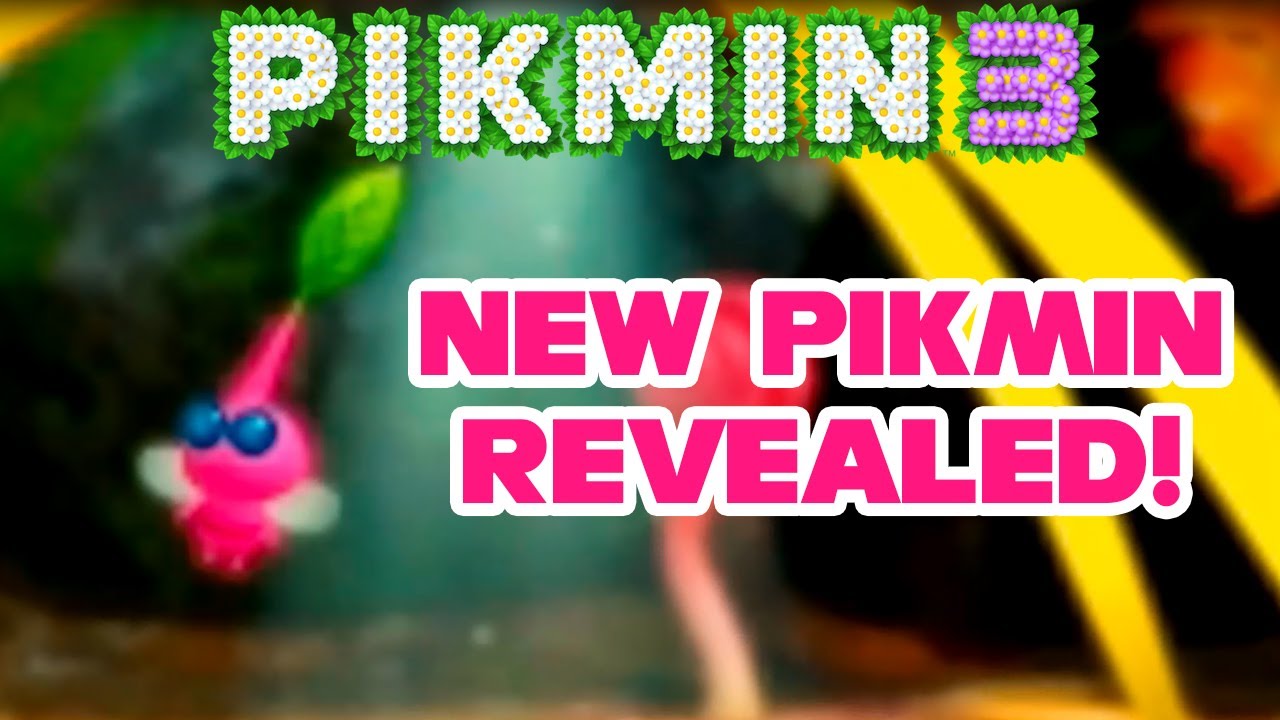Pikmin 3 WiiU - Pink Pikmin Announcement and Gamplay Footage - YouTube