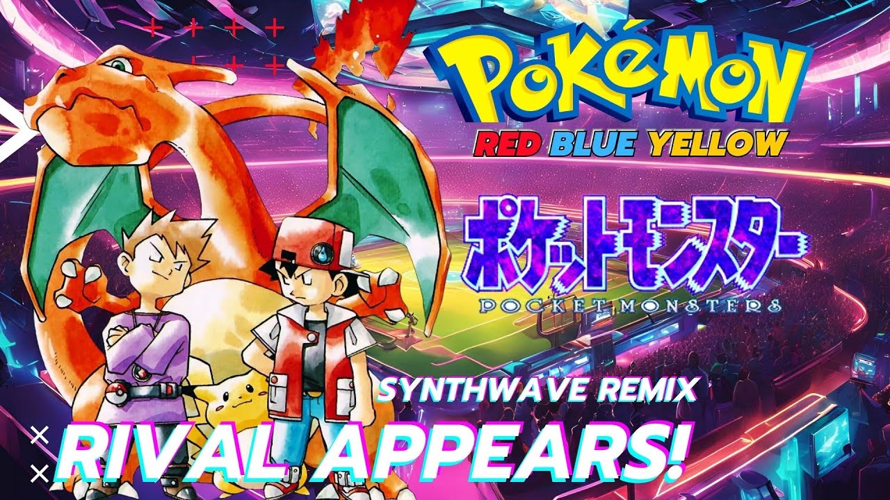 Rival appears! Synthwave Remix - Pokemon Red, Blue & Yellow - YouTube