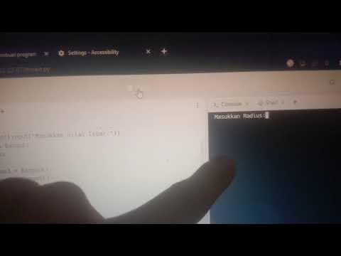 tutorial menghitung luas dan keliling persegi panjang OOP dengan bahasa pemrograman python - YouTube