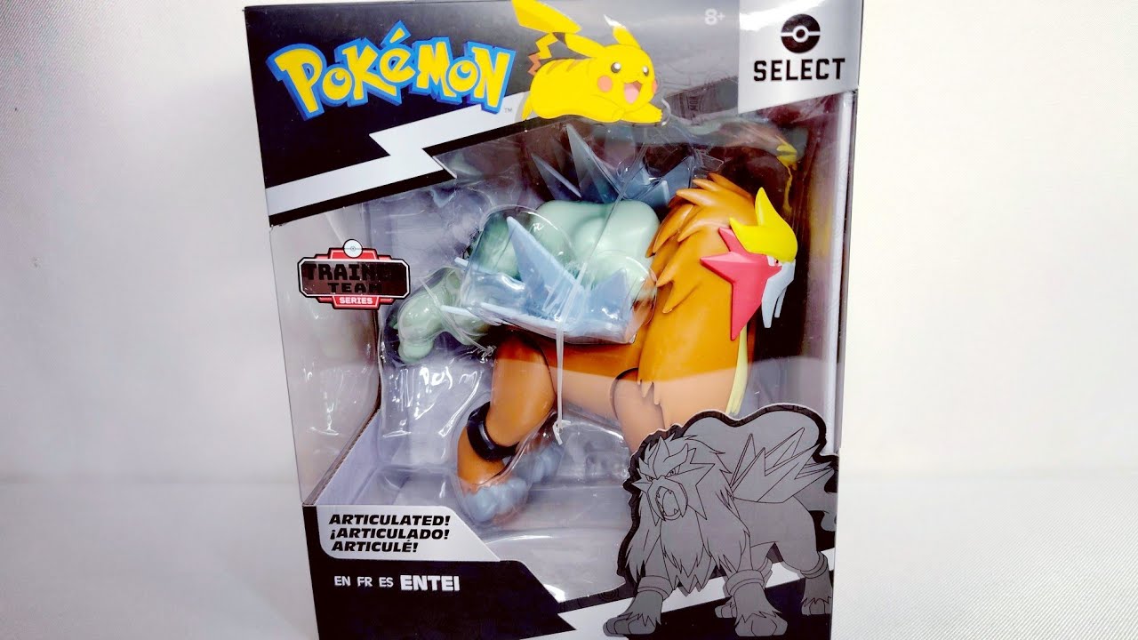 ENTEI - POKEMON SELECT - Figure JAZWARES - ¿Figura de GOMA? 🤩 - YouTube