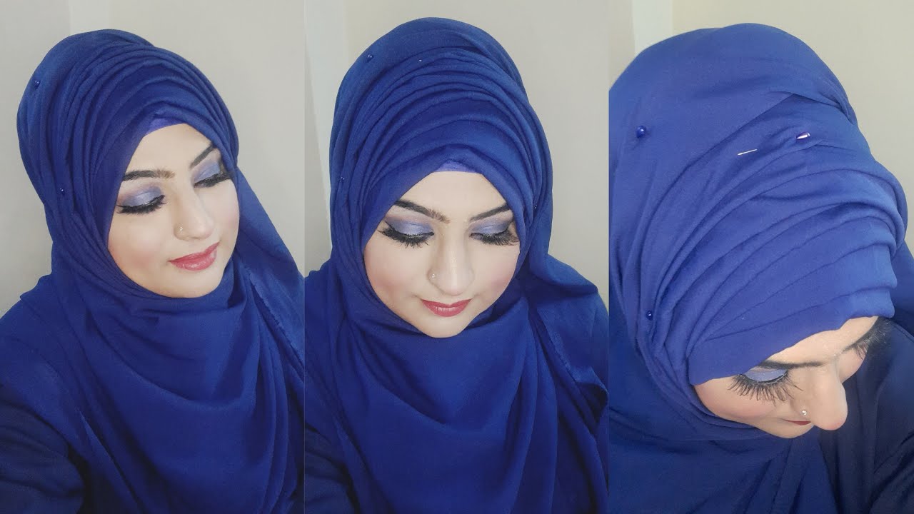 Instant full layered hijab tutorial | Layered Hijab Tutorial | Hijab ...