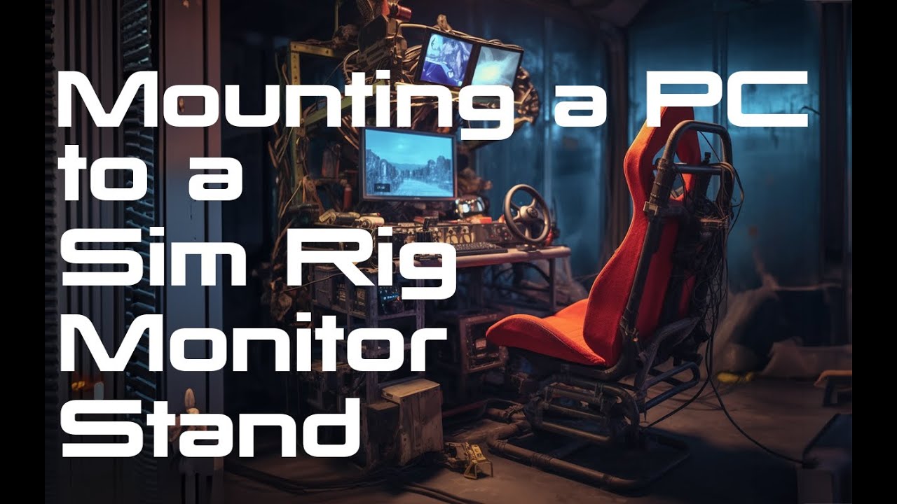 Mounting a PC to a Sim Rig Monitor Stand - YouTube