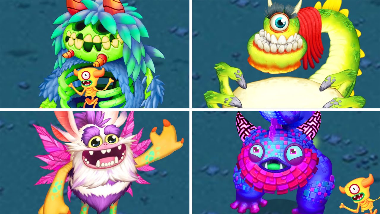 Wublin Island: All Monsters Sounds and Animations - Rare Wublins update ...