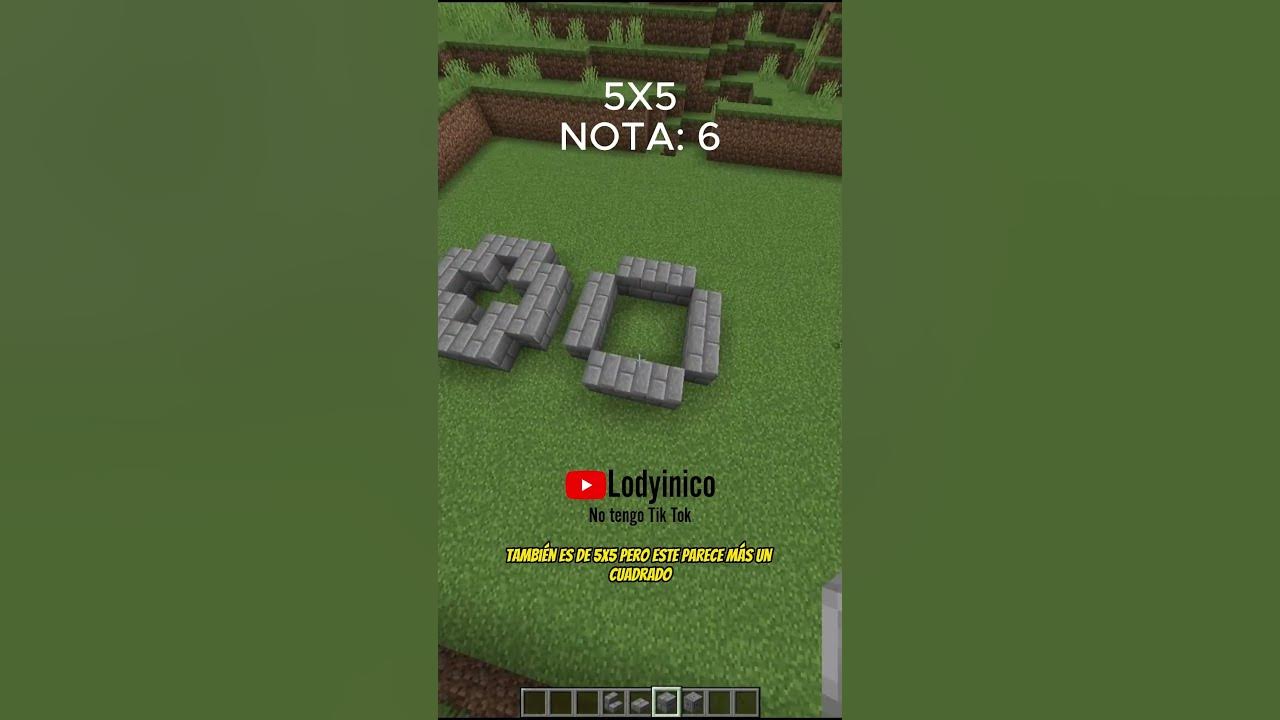 COMO HACER CÍRCULOS DE 5x5 y 7x7 EN MINECRAFT | @Lodyinico #shorts # ...