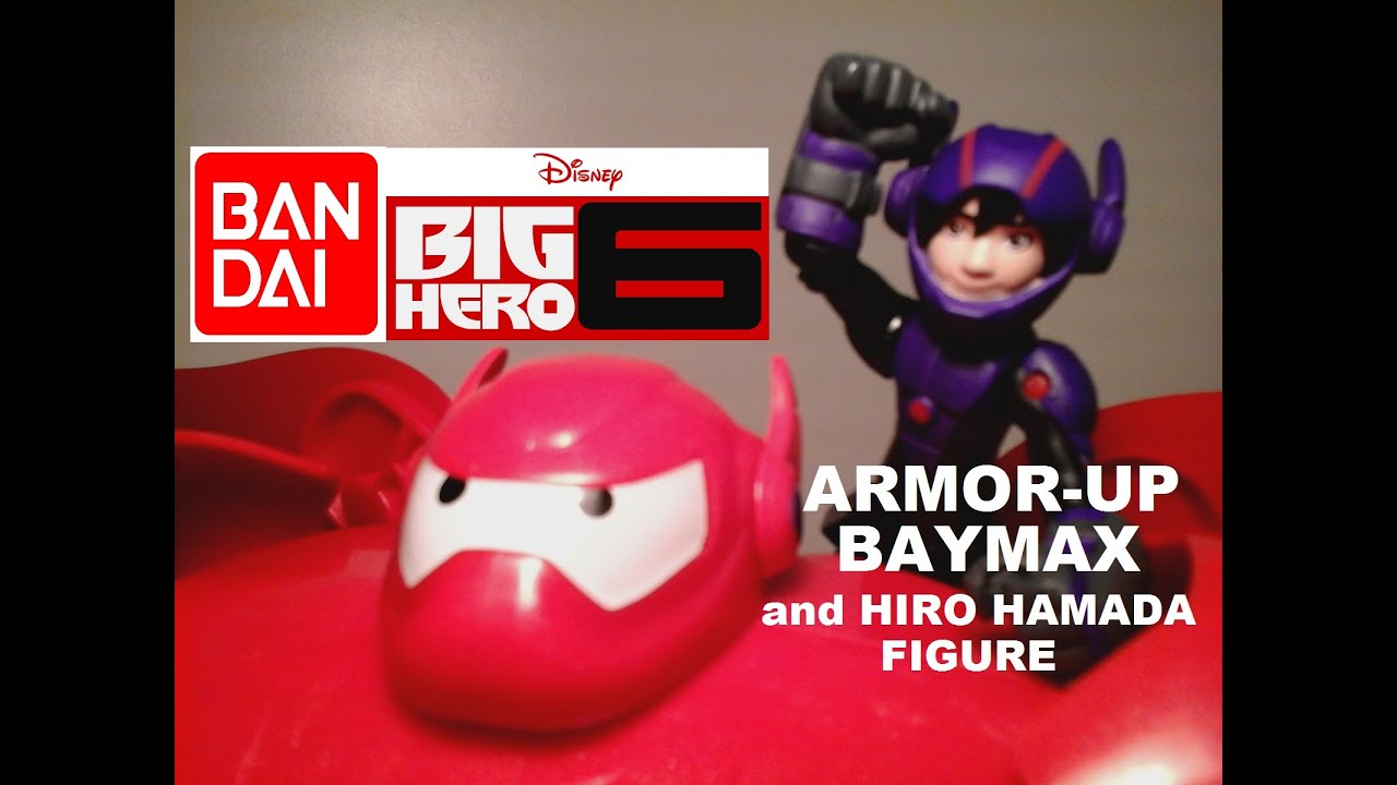 Fu-Reviews: Ban Dai BIG HERO 6 Armor-up Baymax & Hiro Hamada Figure ...