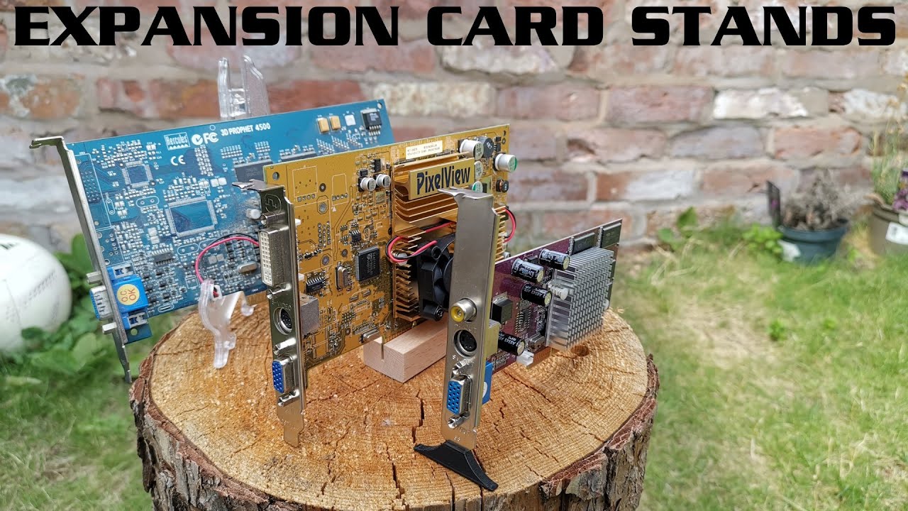PCI/AGP/PCIE Expansion card stands - YouTube