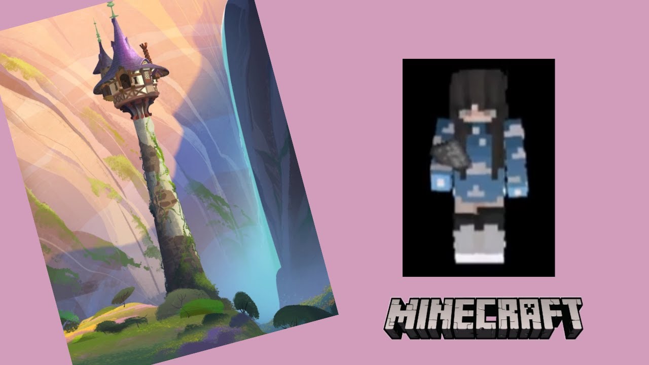 Building a Rapunzel Castle in Minecraft - YouTube