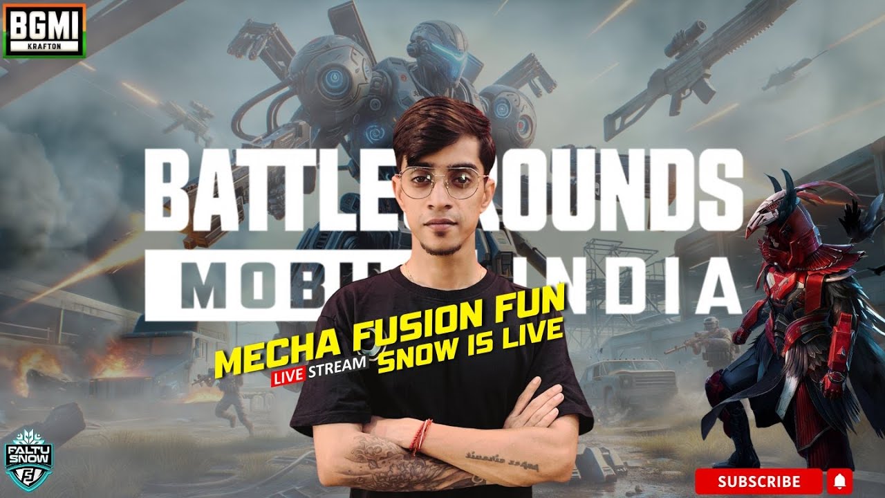 Snow Is Live - Mecha Fusion Fun #bgmi #bgmiplays - YouTube
