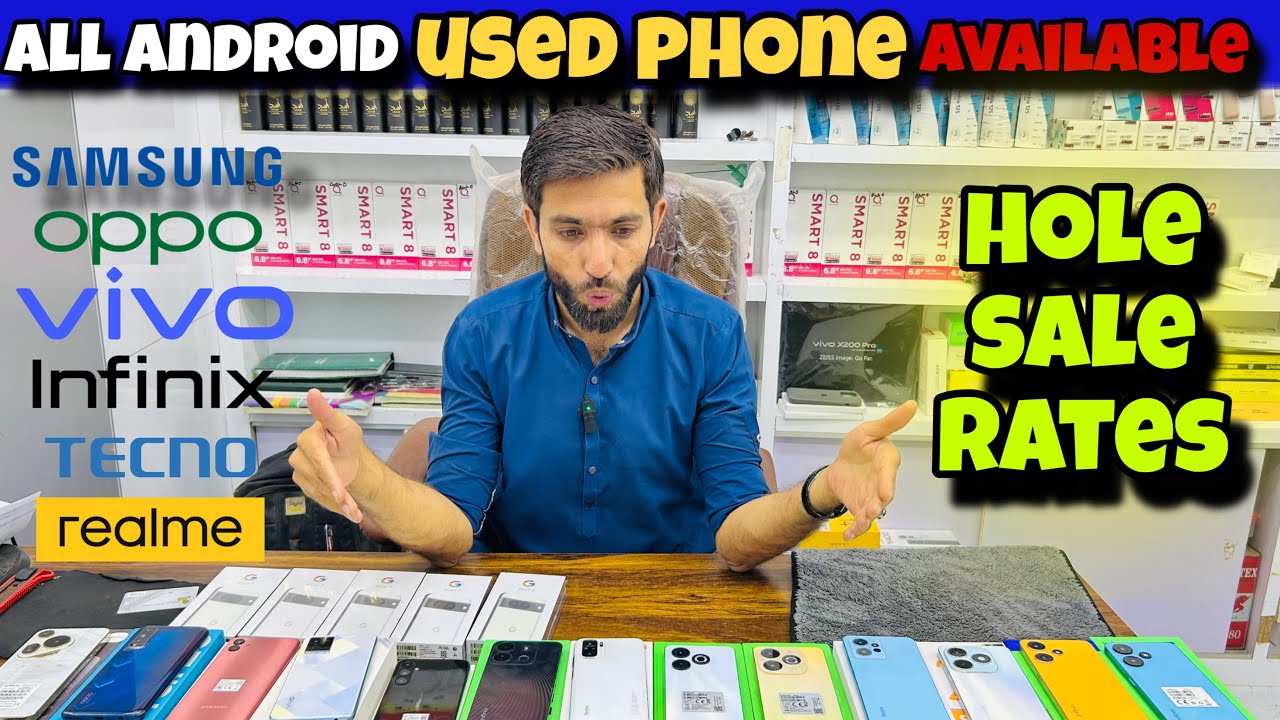 All Brands Androids Used Phone Low Budget Price - YouTube