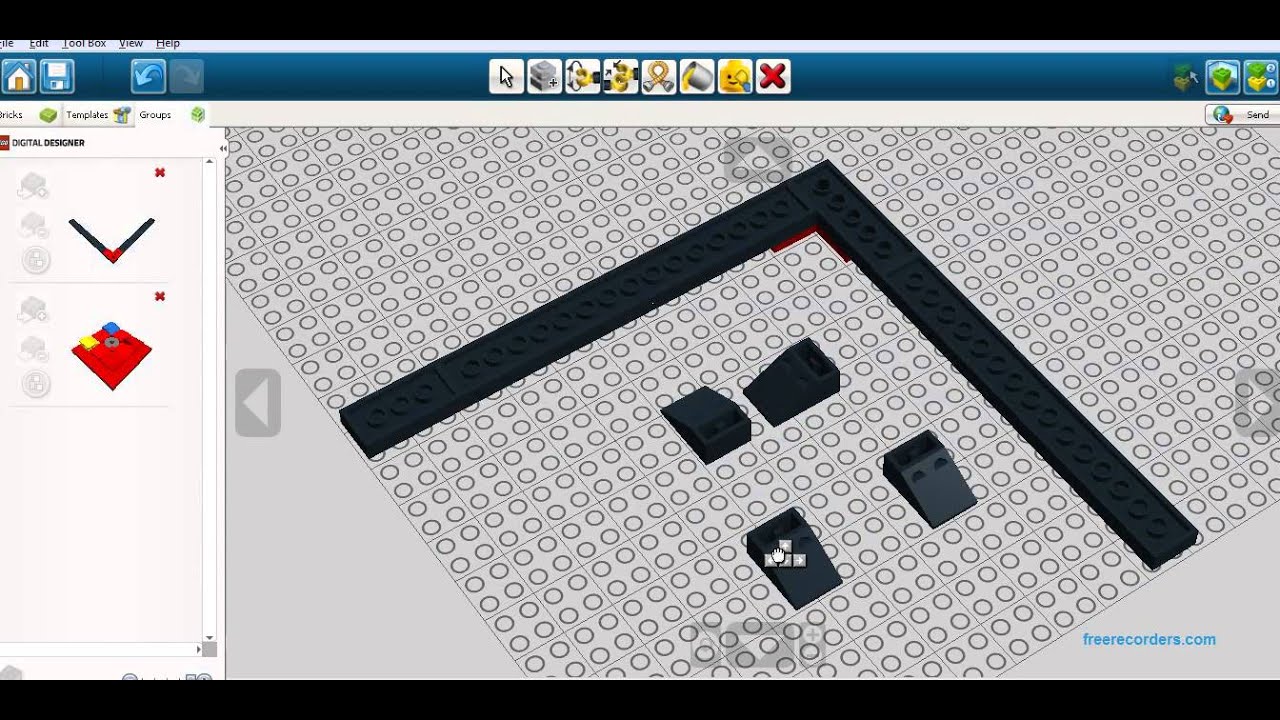 Building Changing Conditions mission model in Lego Digital Designer ...