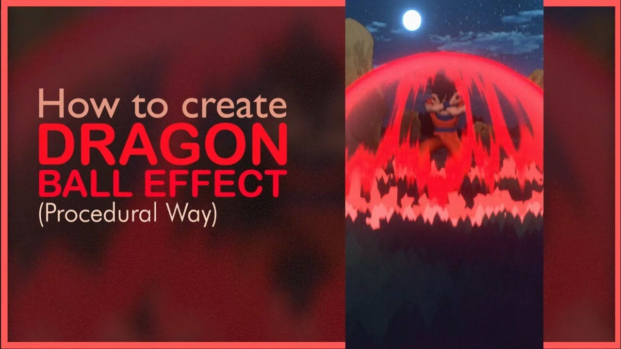 Dragon Ball Z Energy Ball Effect - Blender 2.93 | Procedural Texture ...