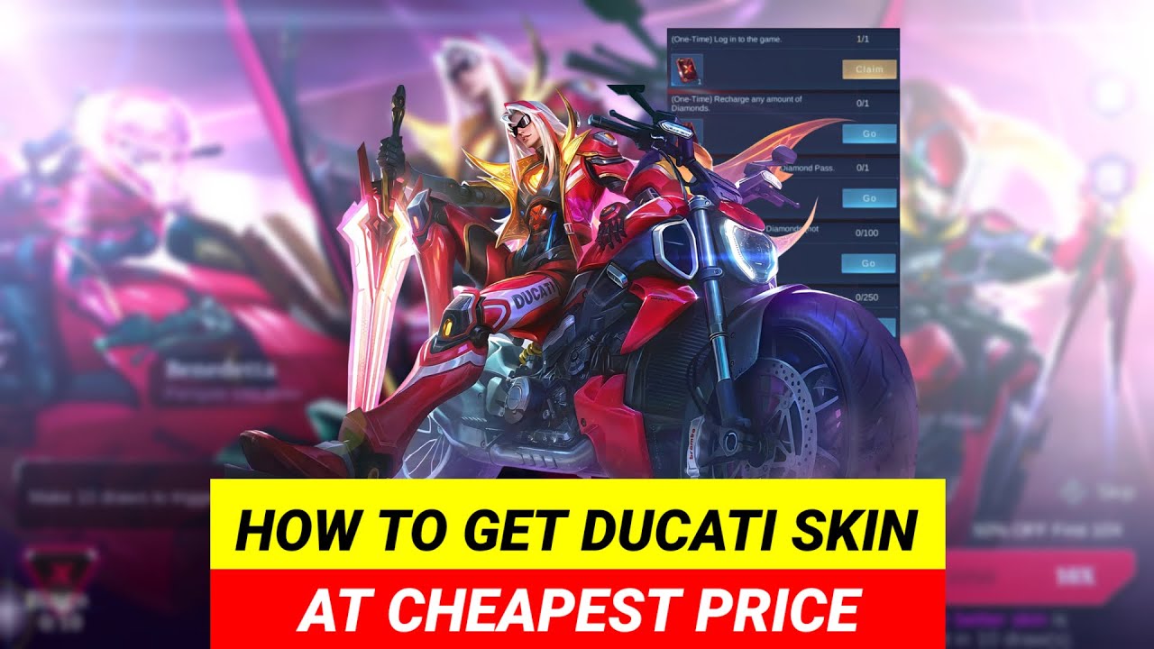 HOW TO GET DUCATI SKIN AT CHEAPEST PRICE | MLBB DUCATI EVENT - YouTube