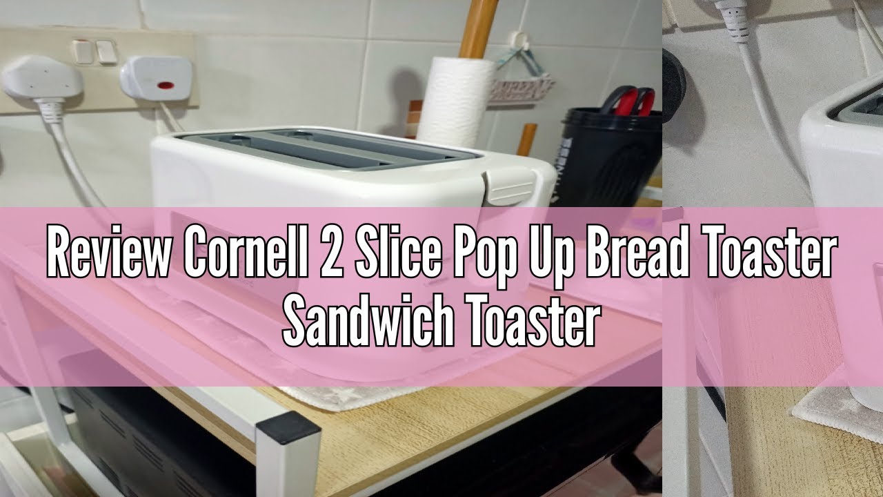 Review Cornell 2 Slice Pop Up Bread Toaster Sandwich Toaster 870W CT ...