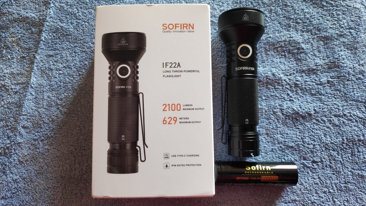 Sofirn IF22A 2100lm Flashlight Kit - YouTube