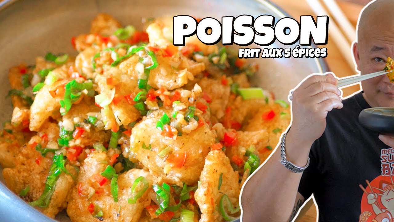 Poisson frit aux 5 épices - Le Riz Jaune - YouTube