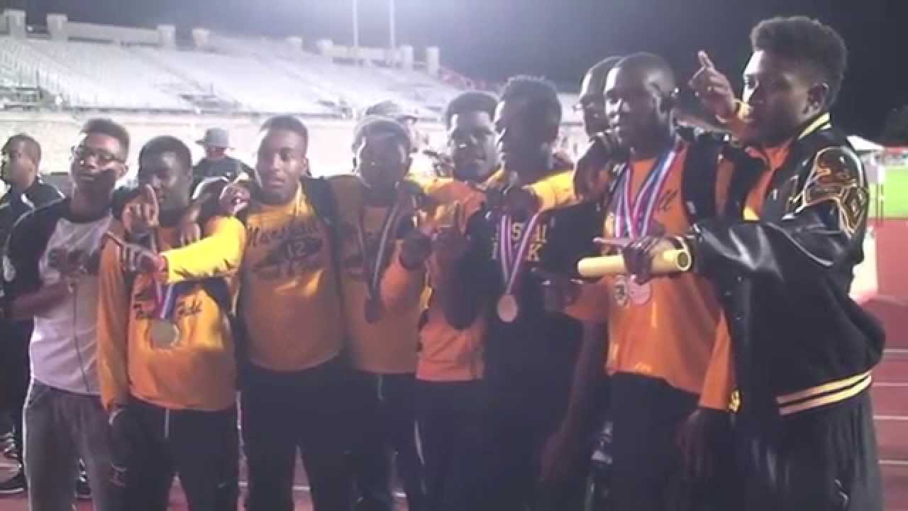 Fort Bend Marshall Wins 5A Boys Track Gold - YouTube