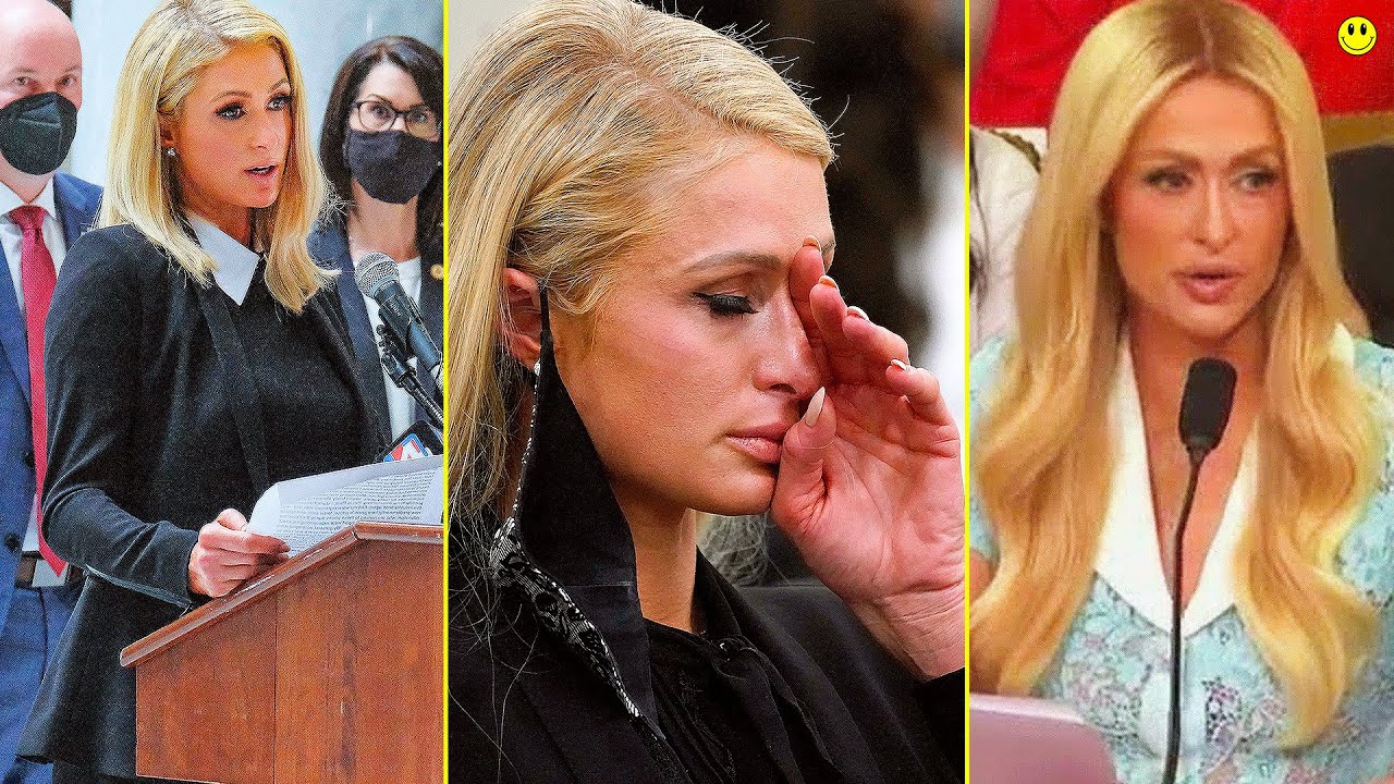 Paris Hilton shares TRAUMATIC childhood story before congress - YouTube