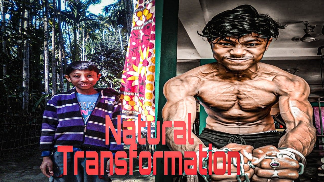Natural body transformation teen age skinny to muscle transformation ...